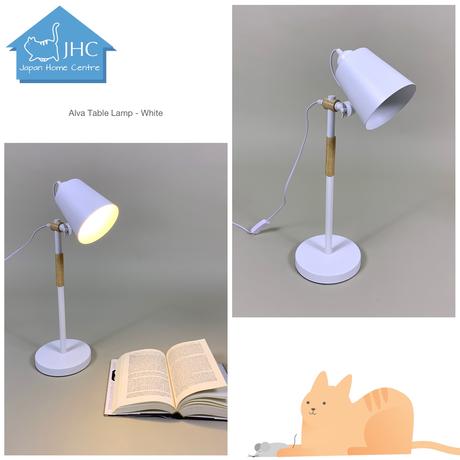 Alva Table Lamp – White_FB Post_20200426 – Japan Home Centre (Cambodia)