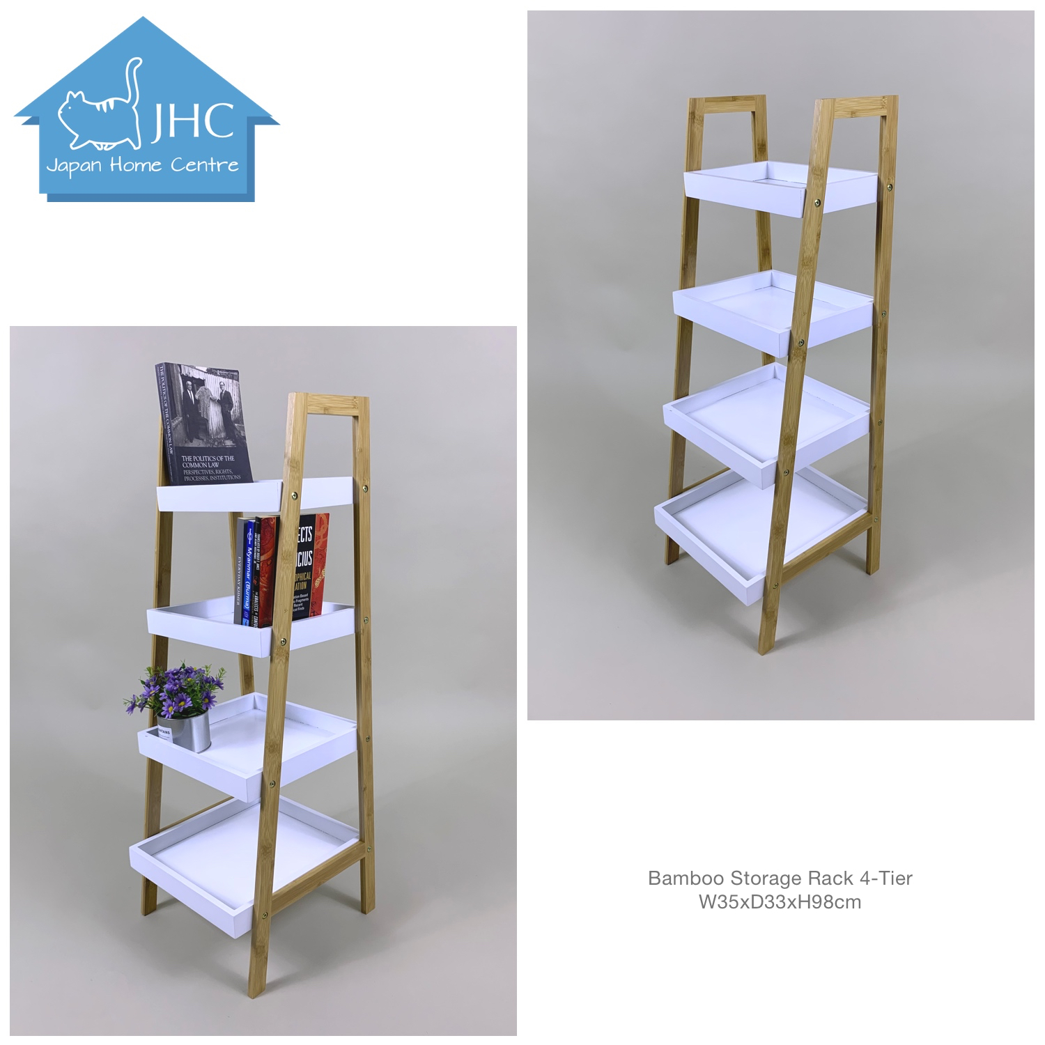 Bamboo Storage Rack 4-Tier_FB Post_20220226 – Japan Home Centre (Cambodia)